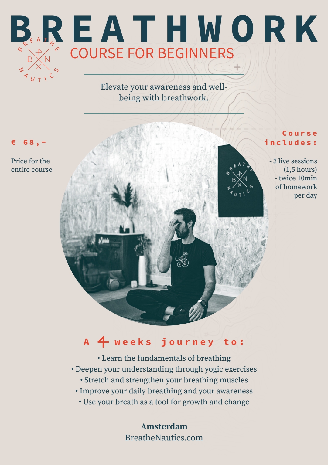 Breathwork beginner course - A four week journey